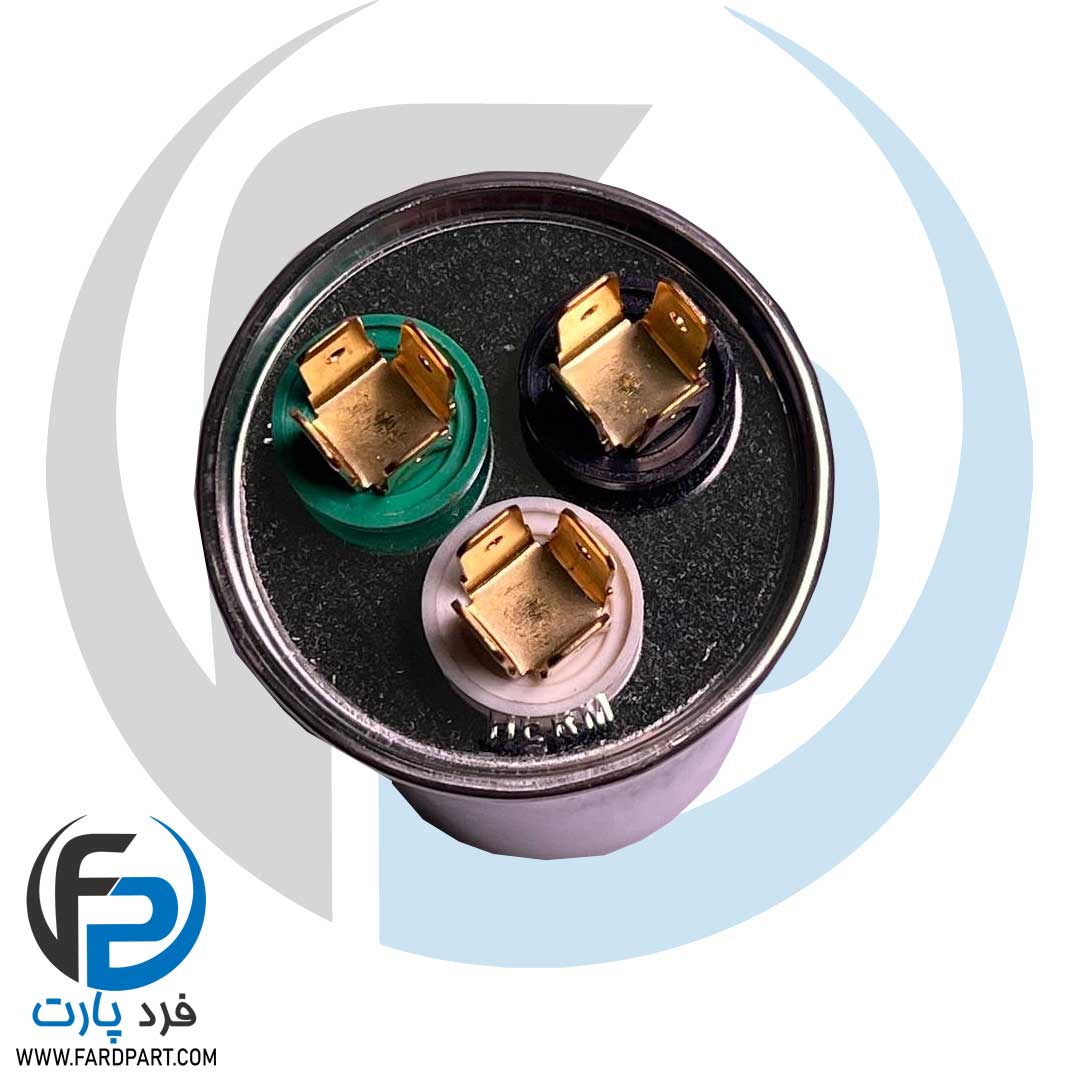 خازن کولر گازی ال تی سی مدل LTC سه پایه درجه 1 ظرفیت 5+55